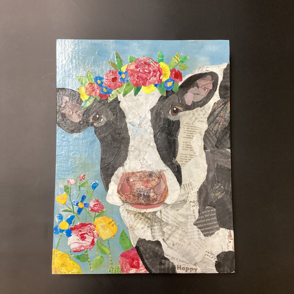 Moo-berry Fields - Blue Moose Art Gallery