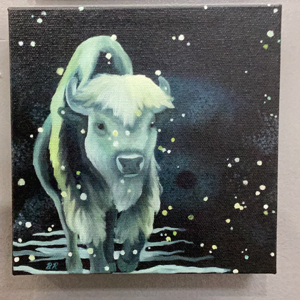Cosmic Bison - Blue Moose Art Gallery