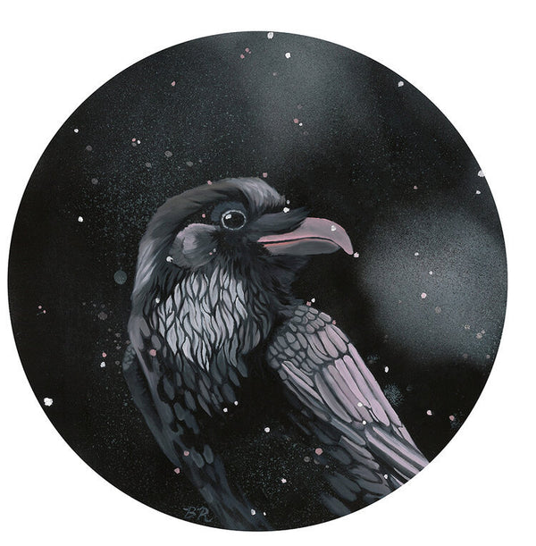 Celestial Raven Print - Blue Moose Art Gallery