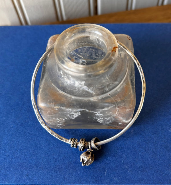 Charmed - Sterling Charm Bangle 1 - Blue Moose Art Gallery