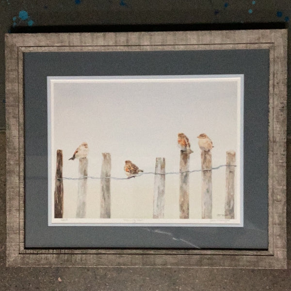 Morning Chat - Blue Moose Art Gallery