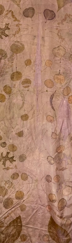 Eco Print Scarf Ms - Blue Moose Art Gallery