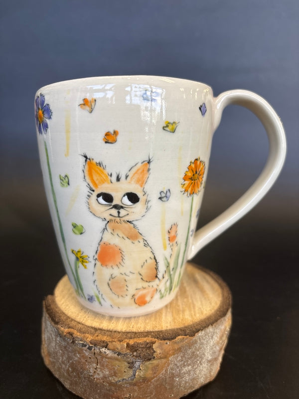 Garden High (cat) - Blue Moose Art Gallery