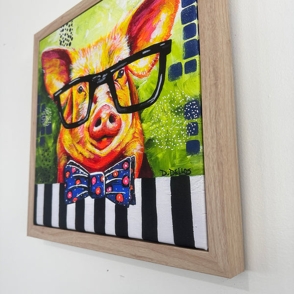 Dapper Swine - Blue Moose Art Gallery