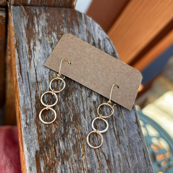 Loop de Loop Earrings J2 - Blue Moose Art Gallery