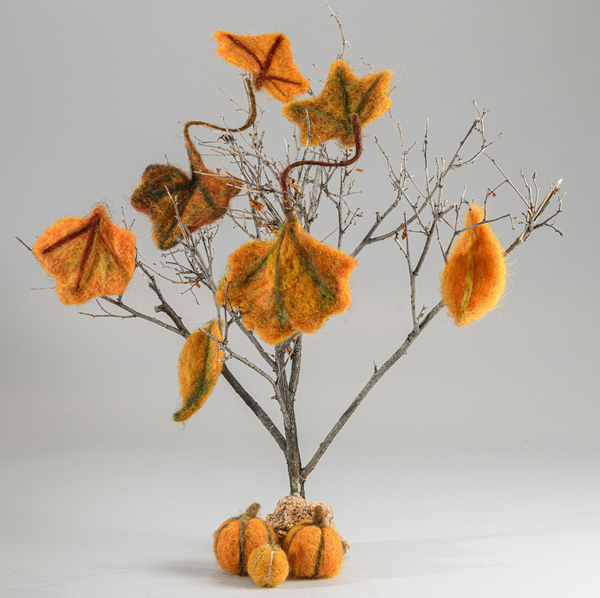 Needle-felted Autumn Leaves Class - Saturday 9.27.25 @ 10:00 am - Blue ...