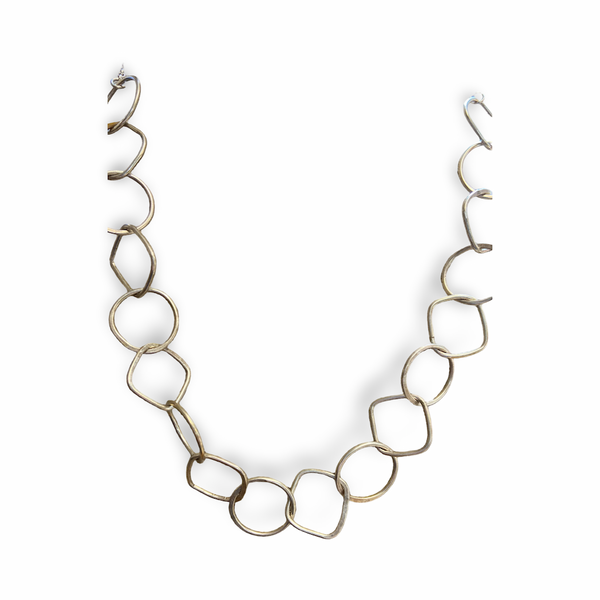 Silver handmade chain - Blue Moose Art Gallery