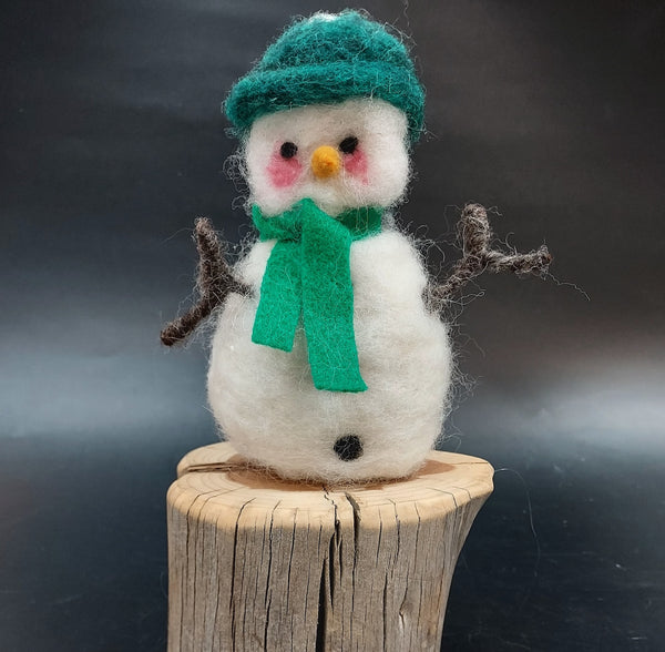 Colored Snowman - Blue Moose Art Gallery