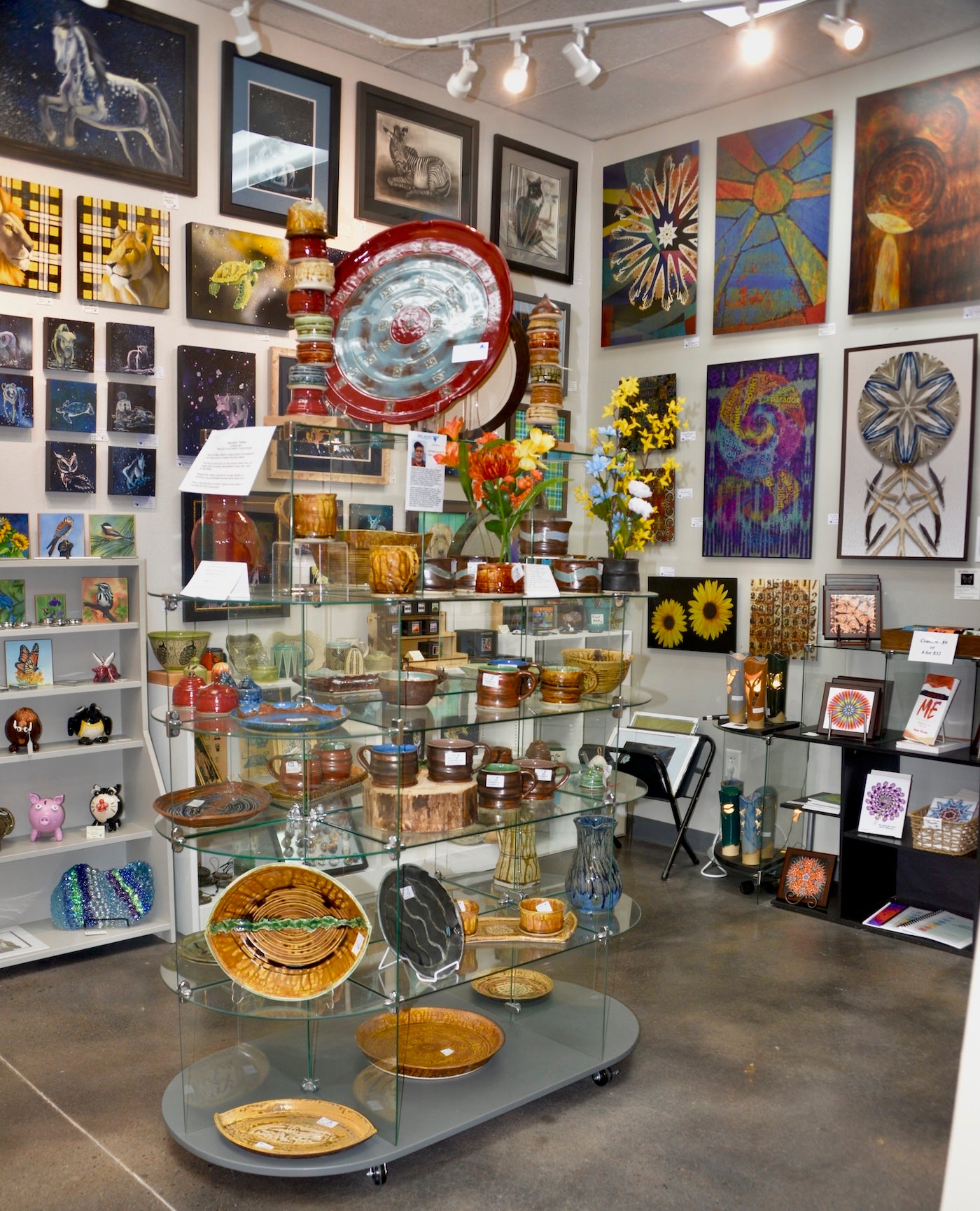 Buying Art at the Blue Moose Art Gallery