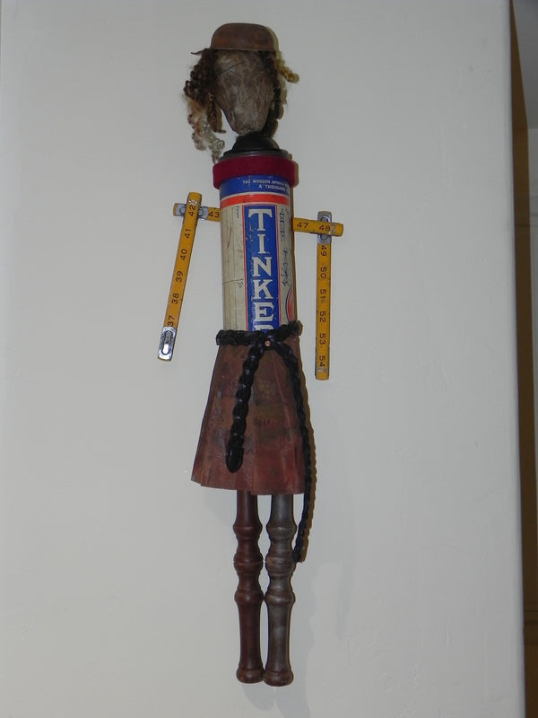 Tinker toy figure - Blue Moose Art Gallery