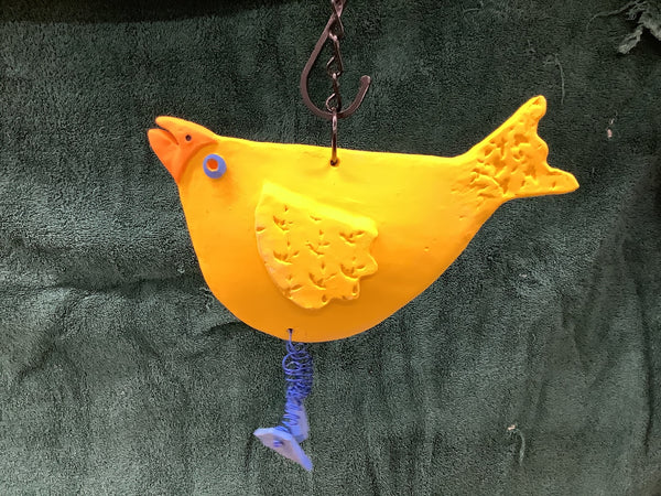 Yellow Bird 1 - Blue Moose Art Gallery